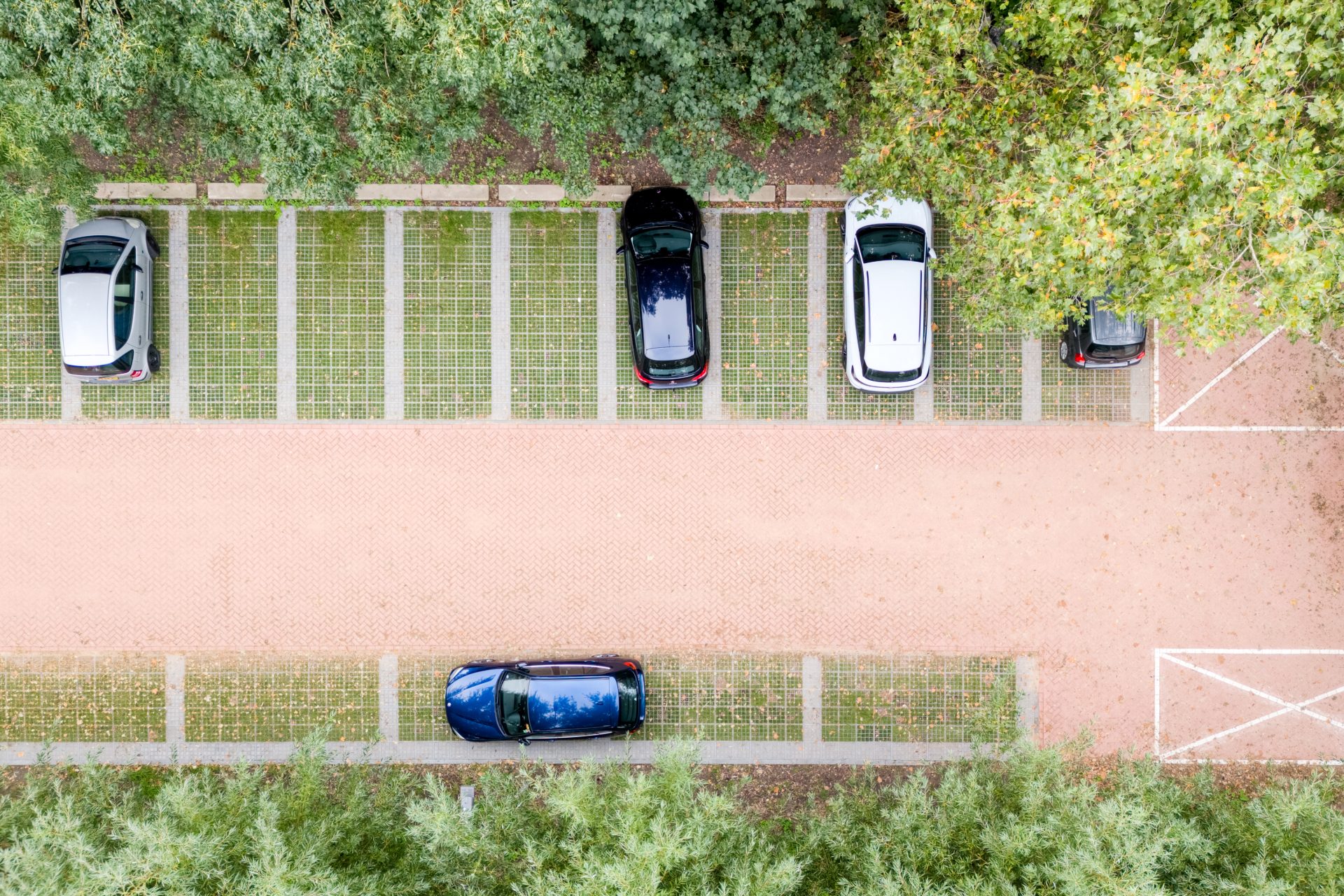 Groene parkeerplaats recreatiegebied Naaldwijk - BVB Landscaping
